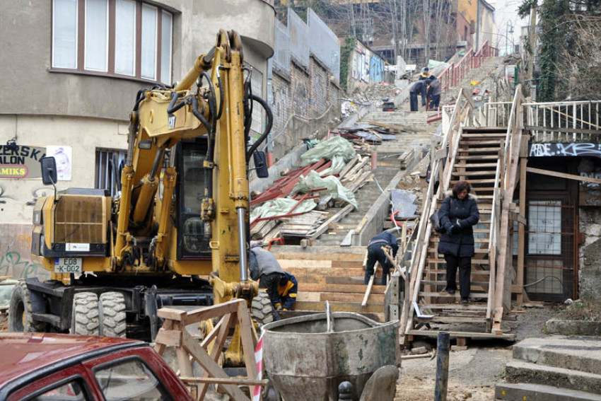 Uskoro završetak sanacije klizišta Kaptol | Općina Centar Sarajevo