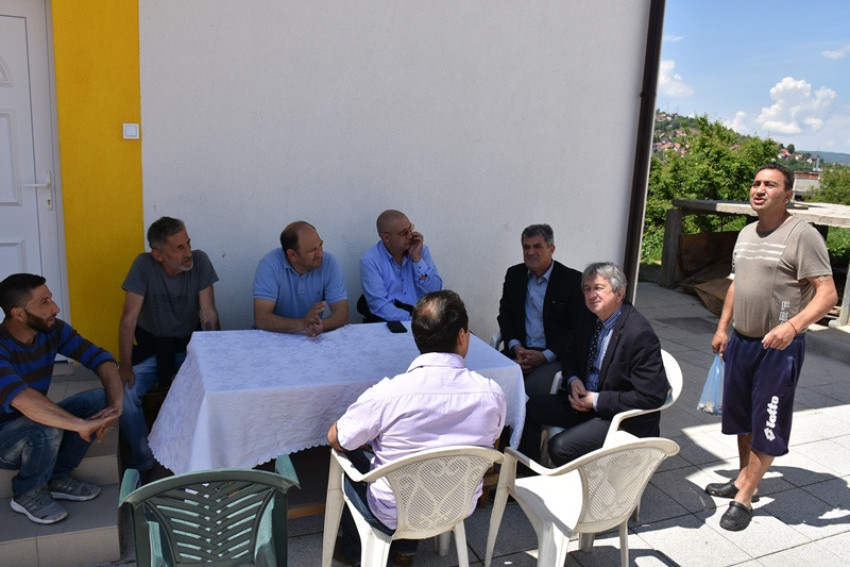 Ajnadžić i Resić posjetili Rome na Gorici | Općina Centar Sarajevo