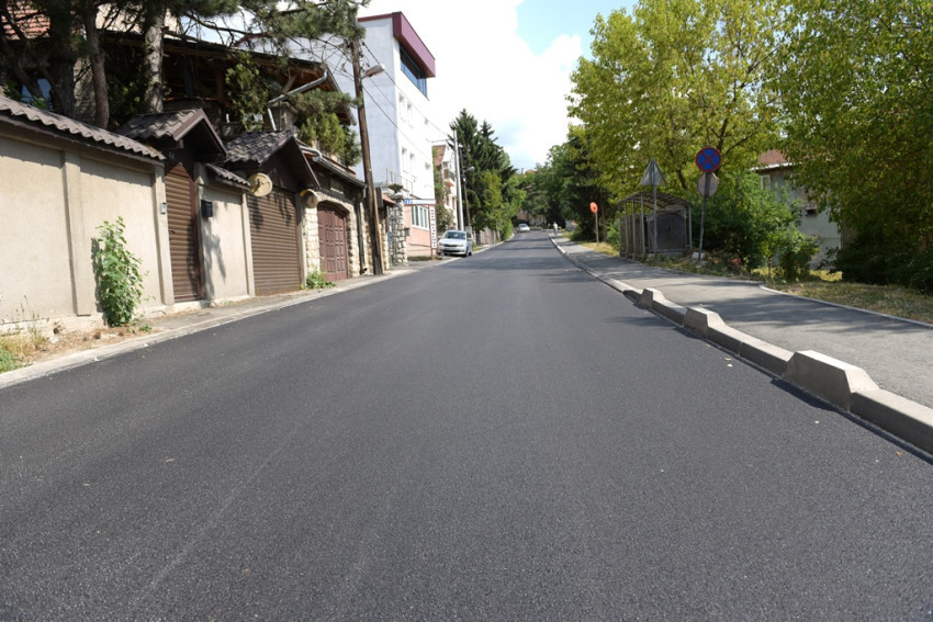 Asfaltirana Jukićeva ulica na Koševskom brdu | Općina Centar Sarajevo