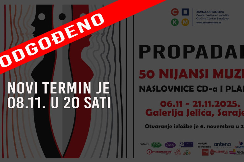 Pomjereno otvaranje izložbe Ivice Propadala | Općina Centar Sarajevo