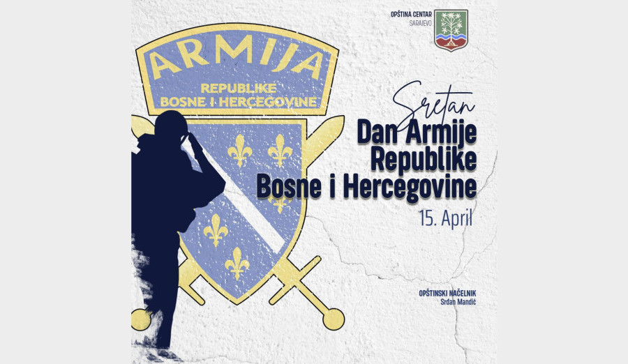 Načelnik Mandić čestitao Dan Armije RBiH | Općina Centar Sarajevo