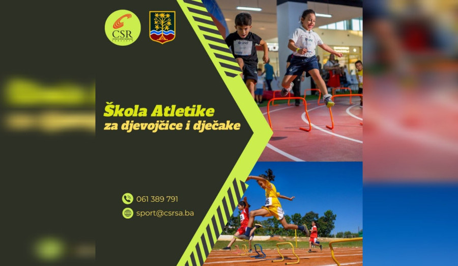 Besplatna škola atletike za osnovce | Općina Centar Sarajevo